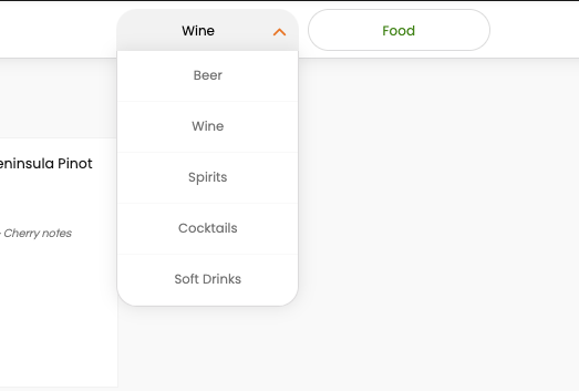 Arranging Menu Sections & Categories